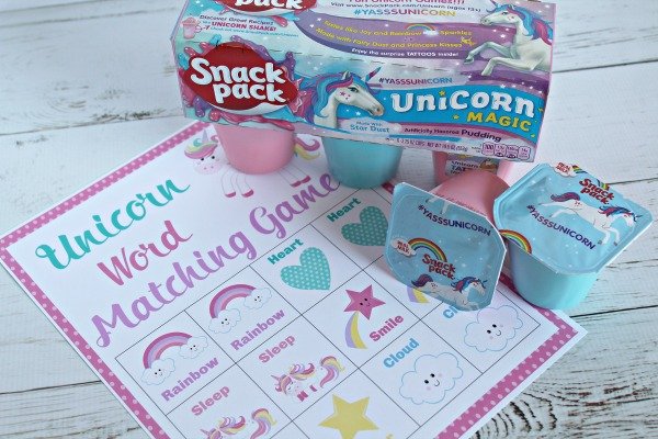 Printable Unicorn Matching Game - Life is Sweeter By Design
