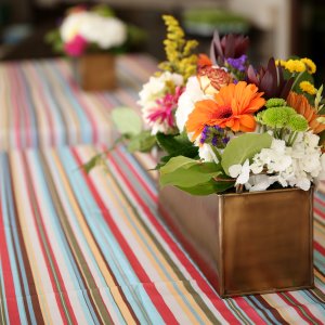 Bunny Williams Rectangular Metal Cachepot | Ballard Designs