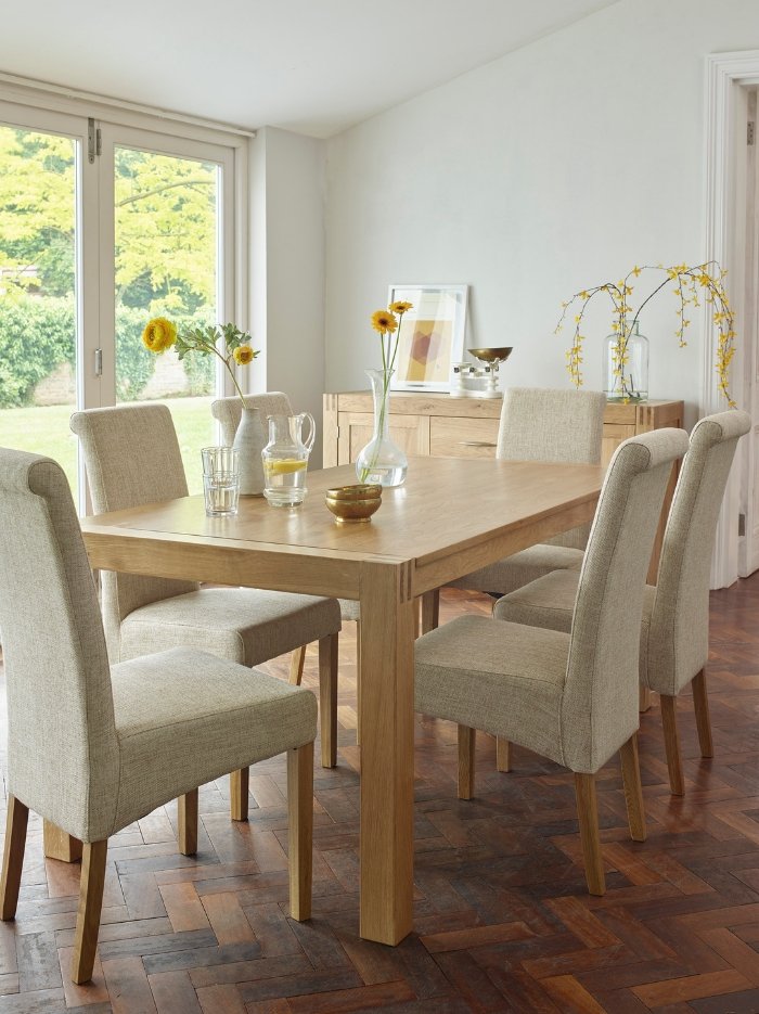 How to Choose Upholstery Fabric for Dining Chairs by Oak Furnitureland ...